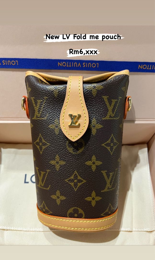 Louis Vuitton Fold Me Pouch, Luxury, Bags & Wallets on Carousell