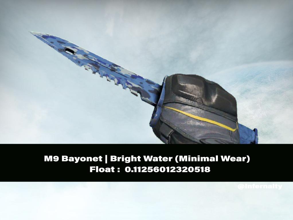 M9 Bayonet Bright Water MW CSGO SKINS KNIVES, Video Gaming, Gaming Accessories, In-Game Products ...