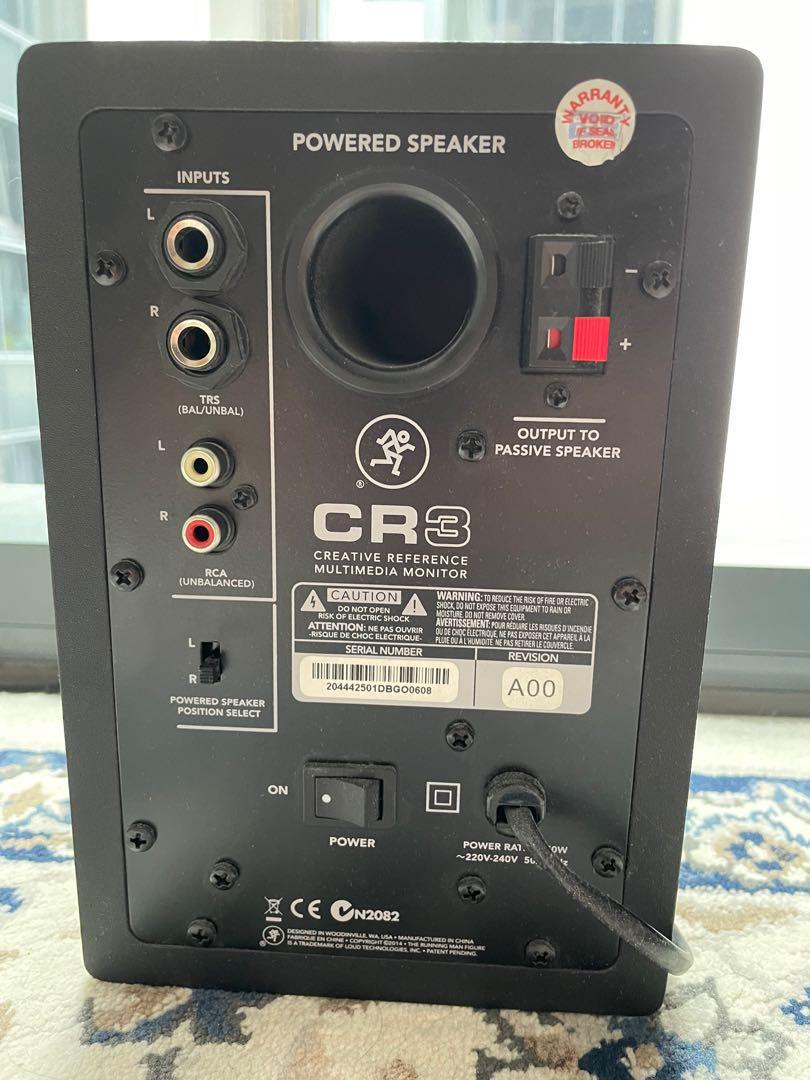 Mackie CR3 monitors speaker, Audio, Soundbars, Speakers & Amplifiers on ...