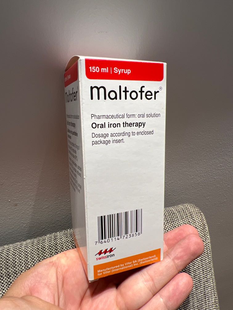 Maltofer Syrup, Oral Iron Therapy, Health & Nutrition, Health ...