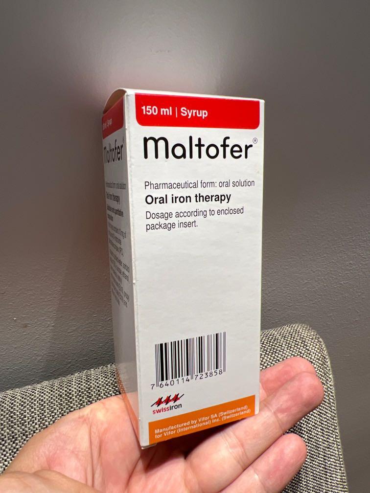 Maltofer Syrup, Oral Iron Therapy, Health & Nutrition, Health ...