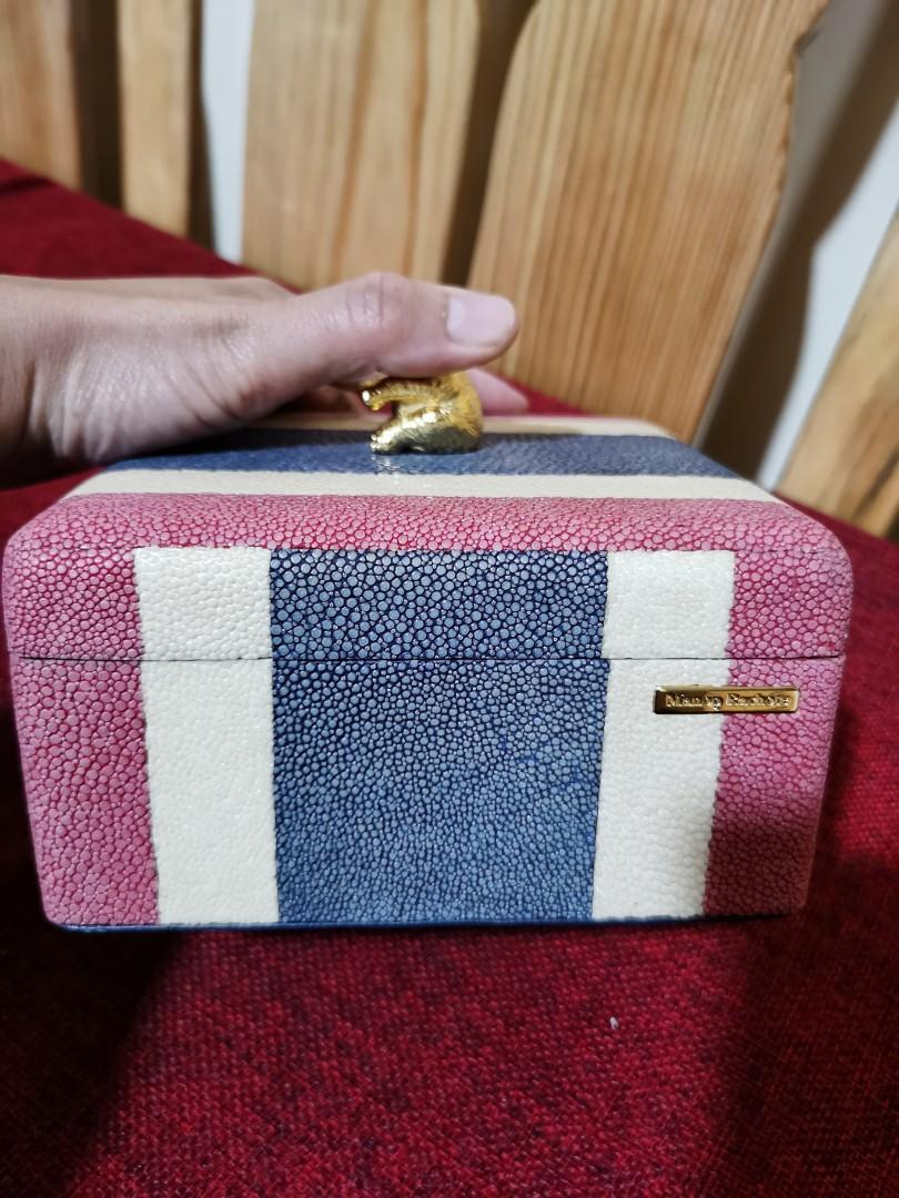Manop rachote stingray leather jewelry box, Women's Fashion, Jewelry ...
