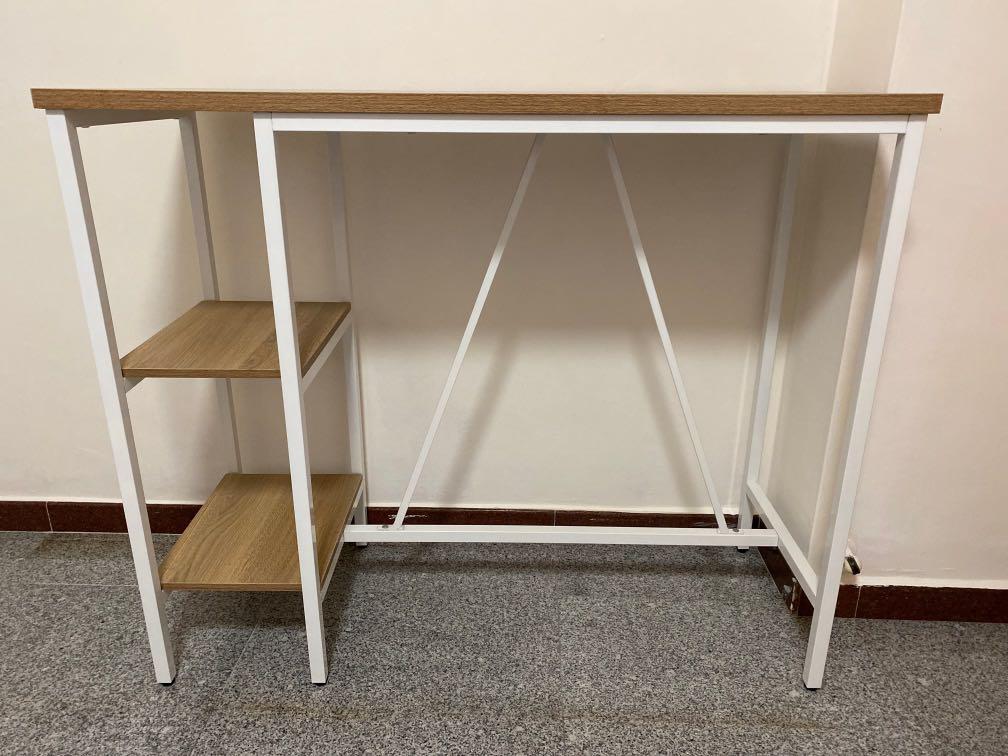 Millard Bar Table in White Legs, Furniture & Home Living, Furniture ...