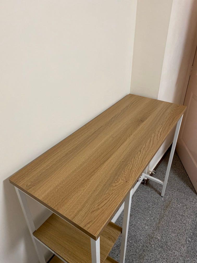 Millard Bar Table in White Legs, Furniture & Home Living, Furniture ...