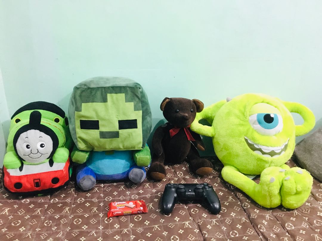 Mine craft, monster inc., percy the train, teddy bear, Hobbies & Toys ...