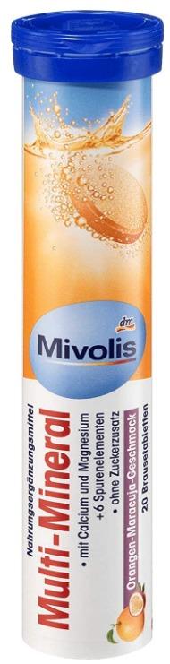 Mivolis Multi Mineral effervescent Tablets - Dietary Supplements 1 Pack x 20 pcs | Germany ...