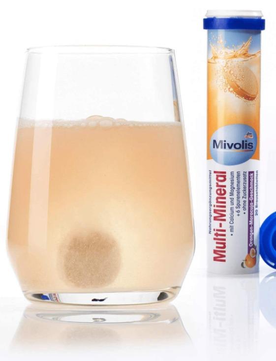 Mivolis Multi Mineral effervescent Tablets - Dietary Supplements 1 Pack x 20 pcs | Germany ...