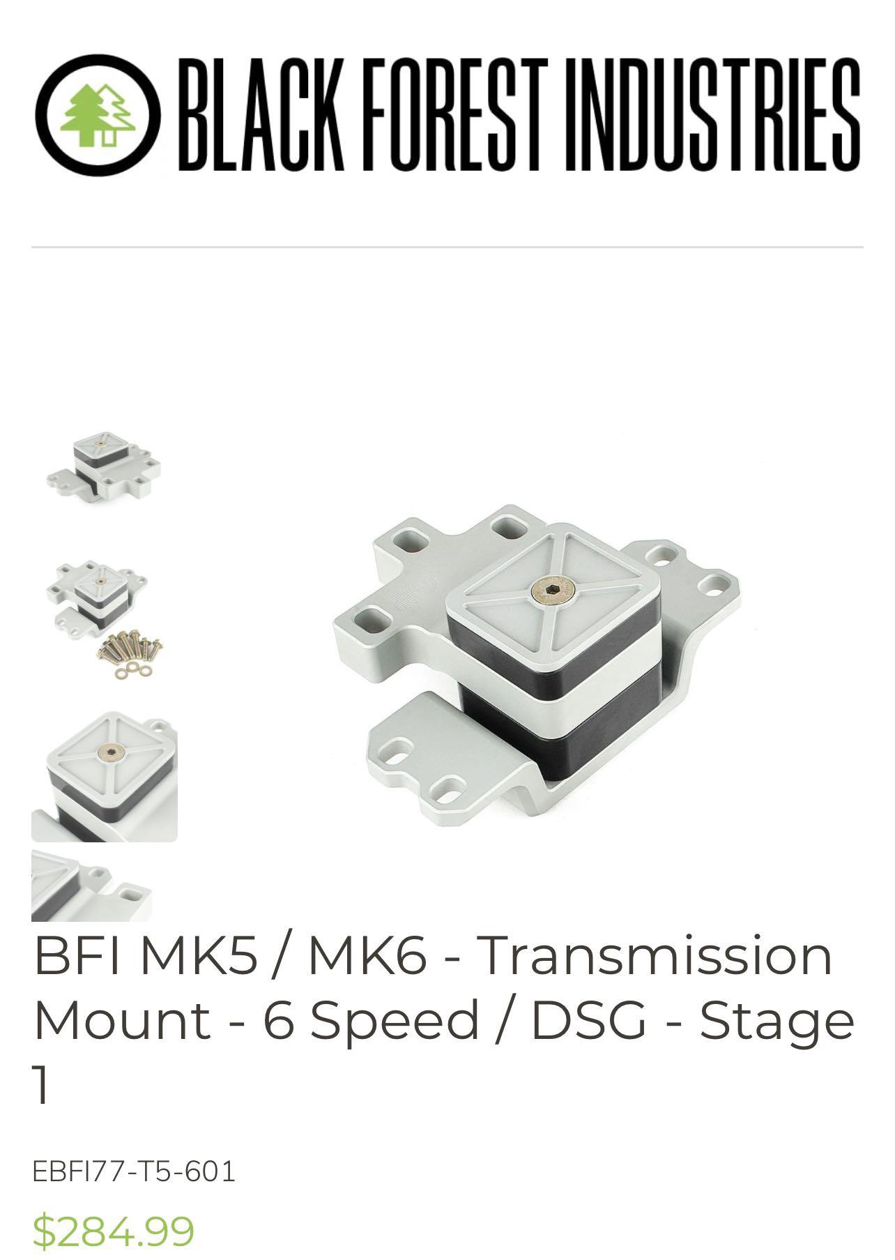 MK6 Golf Gti/ R Stage 1 Engine & Transmission Mount Kit, Car ...