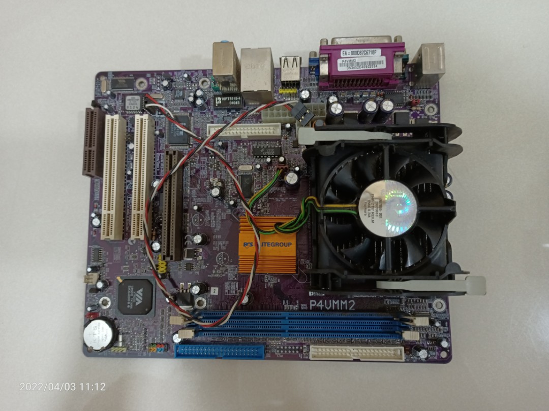 Motherboard and P4 CPU, Computers & Tech, Parts & Accessories, Computer ...