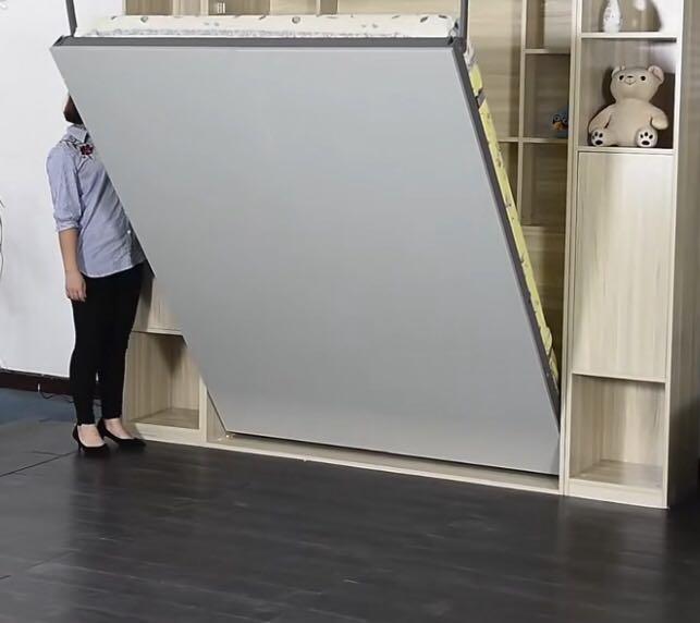 Motorized Queen Size Murphy Wall Bed And Manual Function (Exclude ...