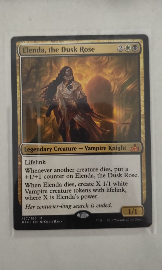 MTG Elenda, the Dusk Rose (RIX), Hobbies & Toys, Toys & Games on Carousell