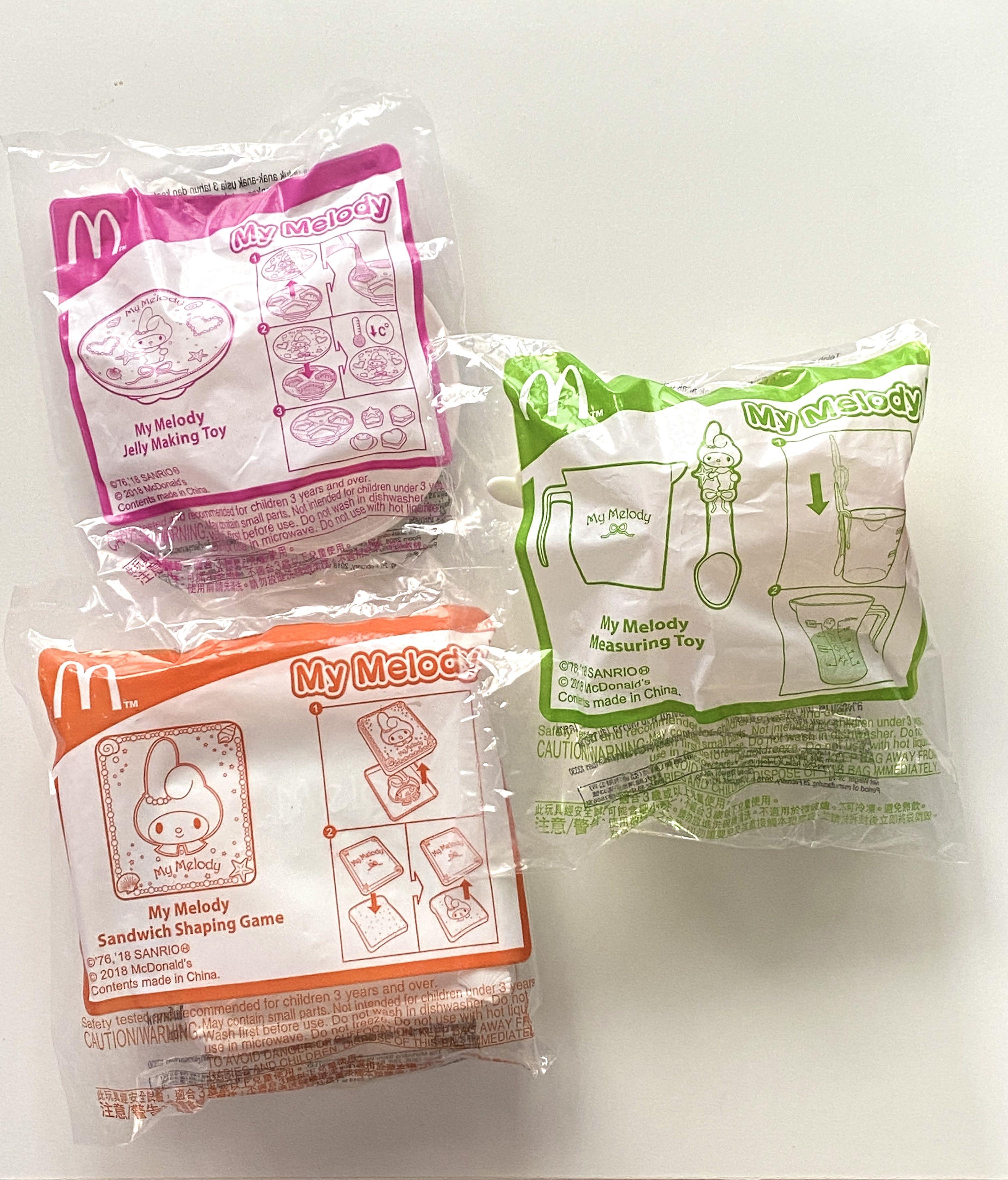 My Melody Mcd kitchen set, Hobbies & Toys, Toys & Games on Carousell