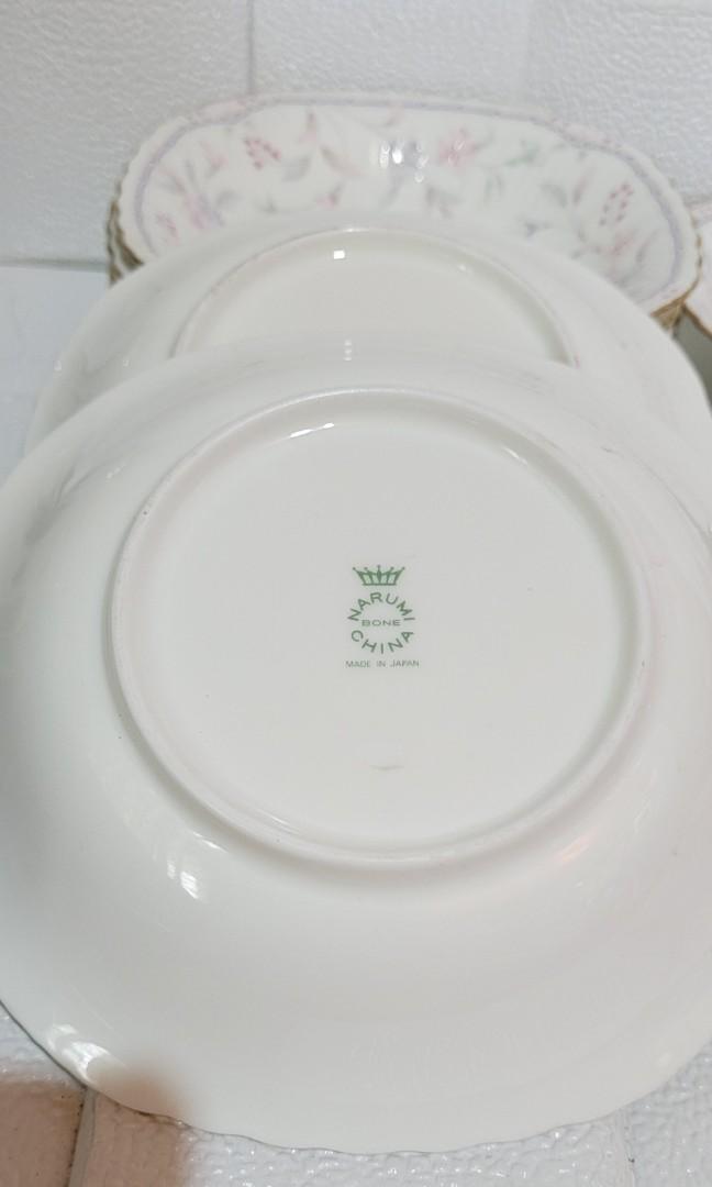 Narumi bone china Deep Plates, Made in Japan, Furniture & Home Living ...