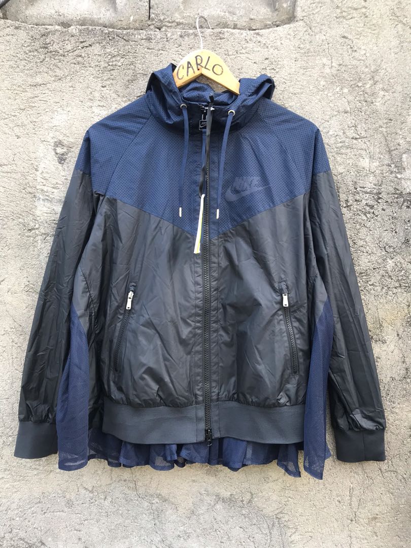Nike Lab X Sacai Pleated Windrunner Jacket, Women's Fashion, Coats ...