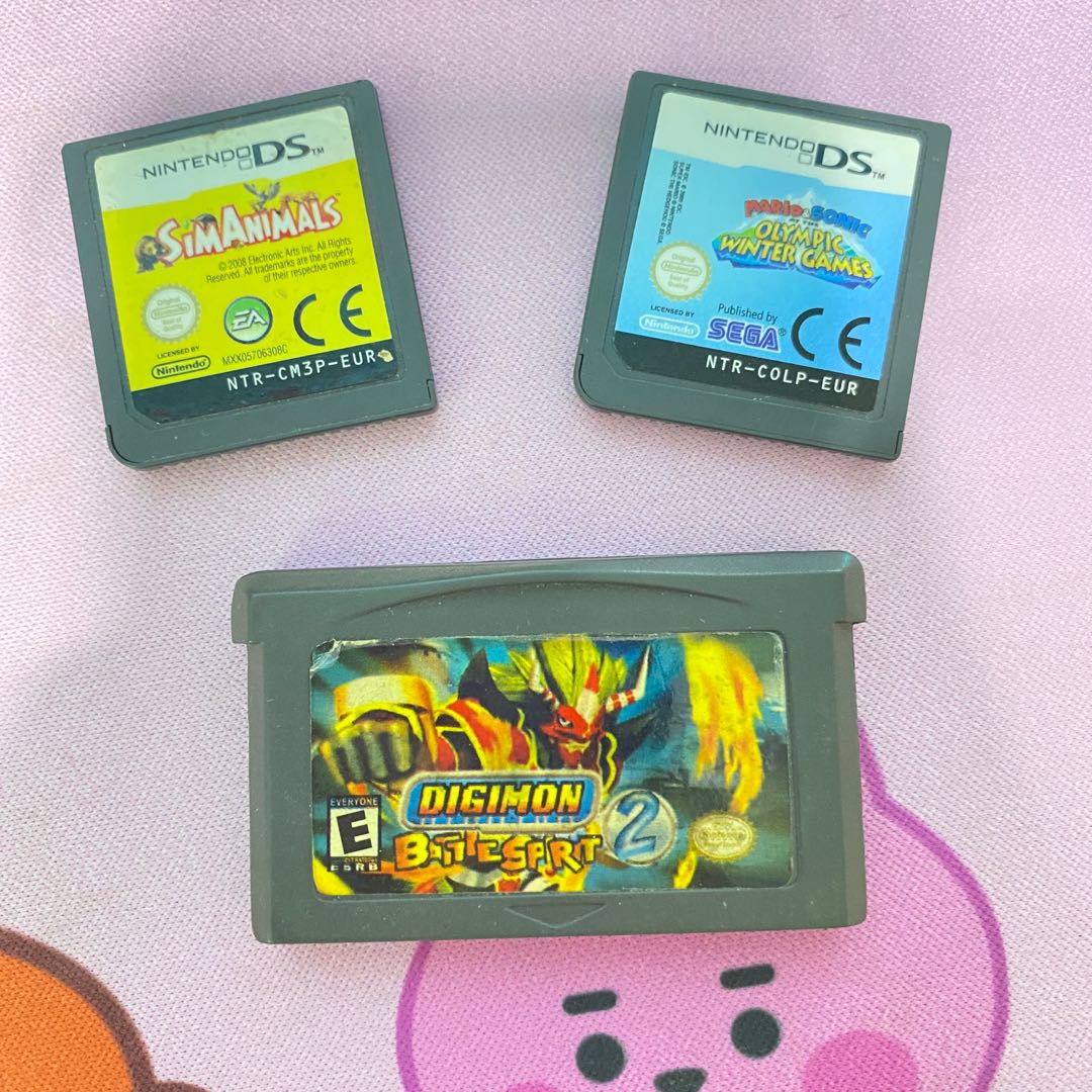 Nintendo DS Games (Sim Animals, Mario & Sonic Olympic Winter Games ...