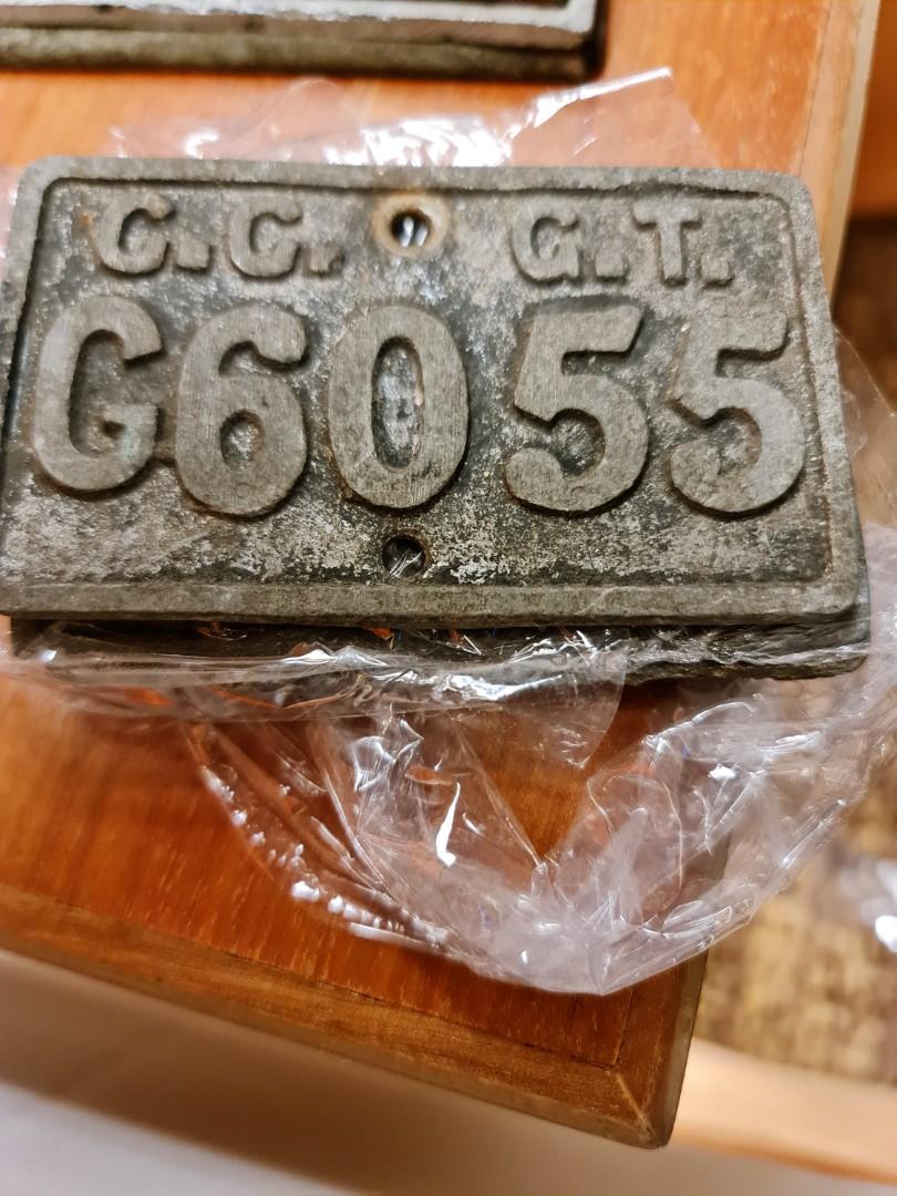 Old metal bicycle number plates, Hobbies & Toys, Memorabilia ...