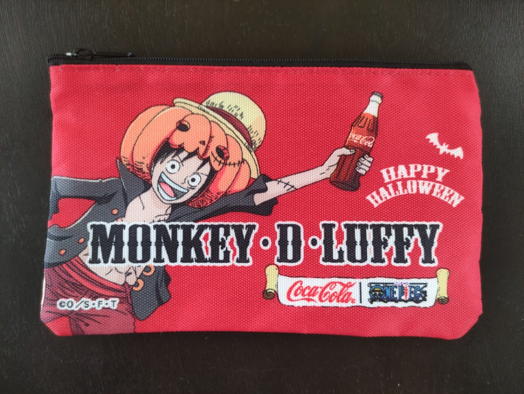 One Piece x Coca Cola Luffy Small Pouch, Men's Fashion, Watches ...
