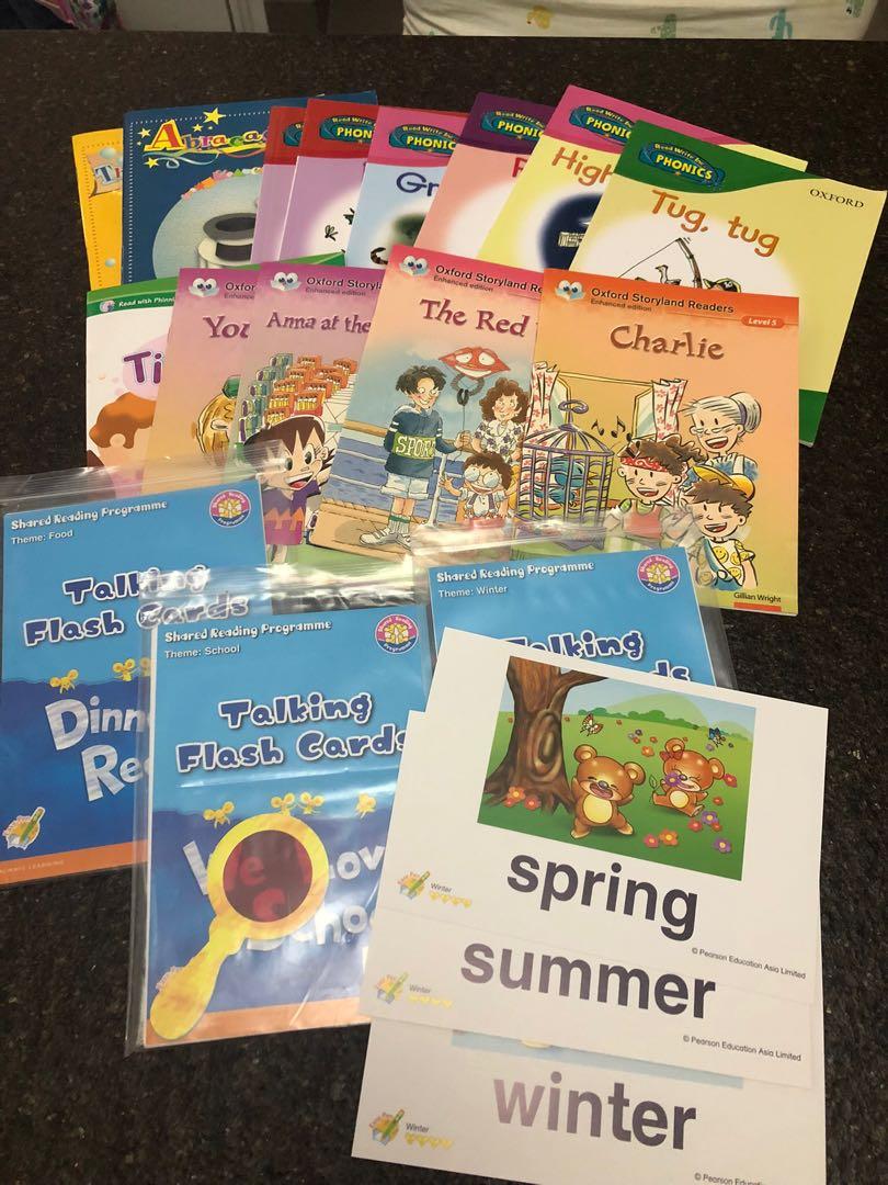 Oxford phonics , longman cards, 興趣及遊戲, 書本 & 文具, 小朋友書 - Carousell
