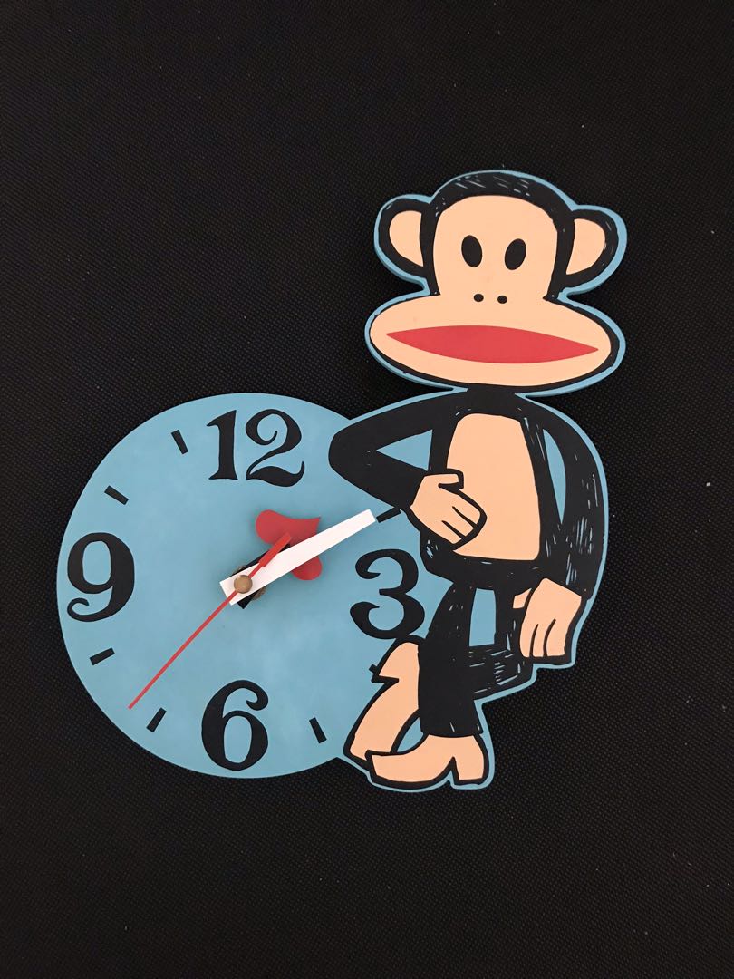 Paul Frank Wall Clock, Furniture & Home Living, Home Decor, Clocks on ...