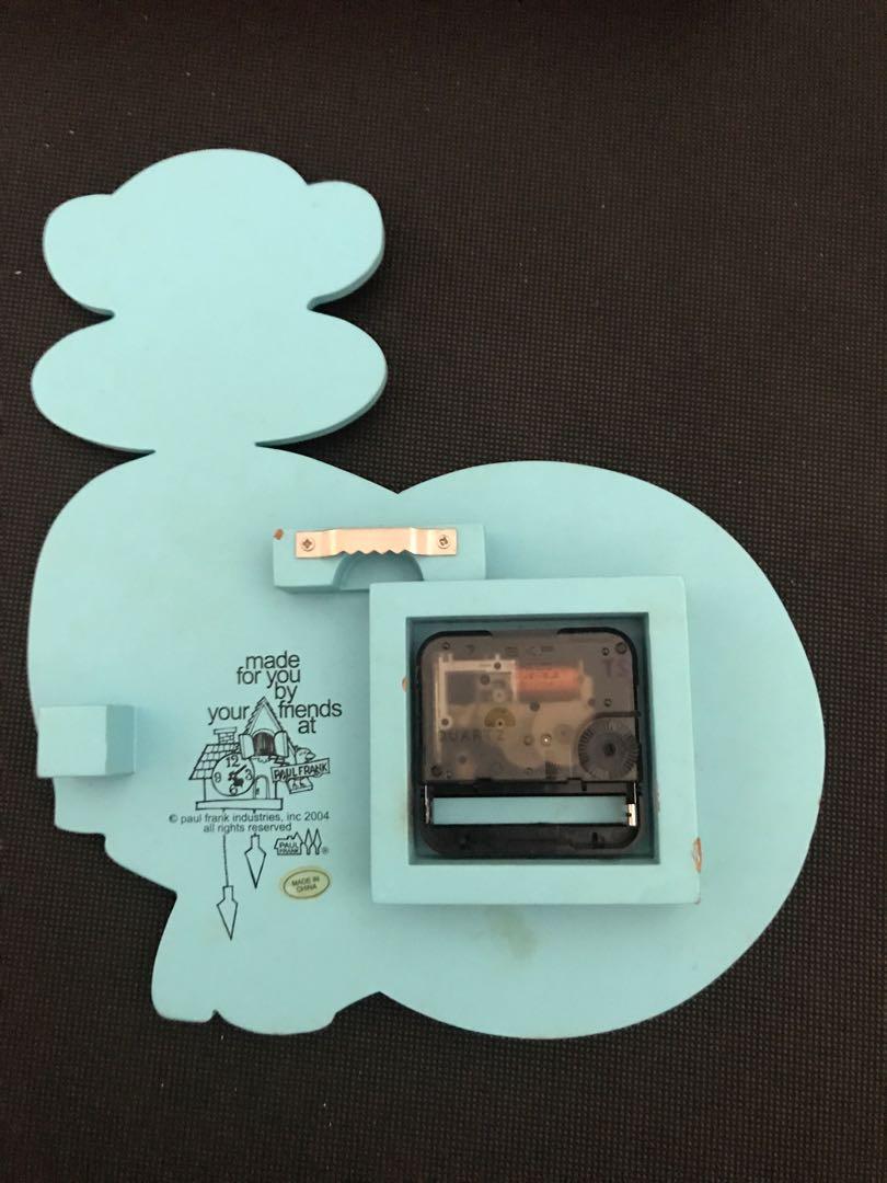 Paul Frank Wall Clock, Furniture & Home Living, Home Decor, Clocks on ...