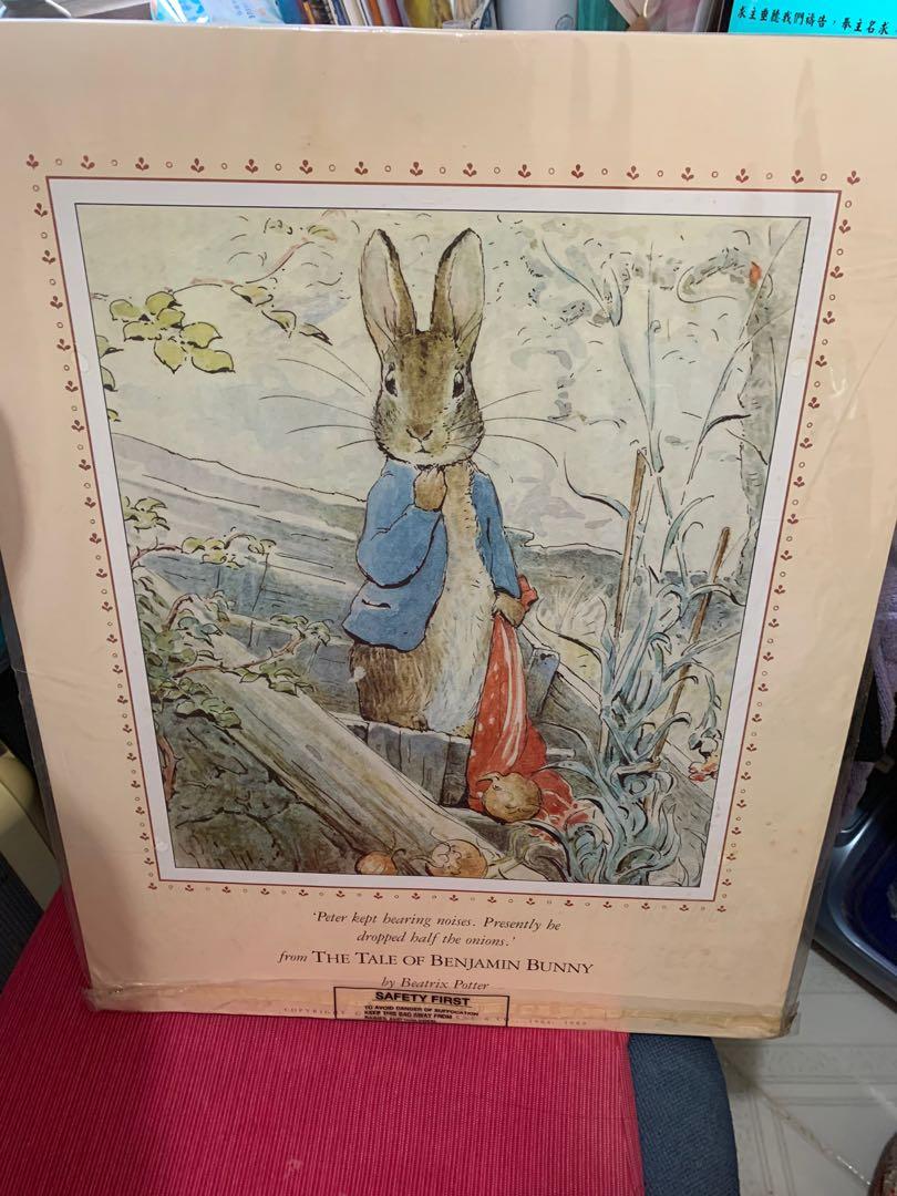珍藏Peter Rabbit poster, 興趣及遊戲, 收藏品及紀念品, 郵票及印刷品 - Carousell