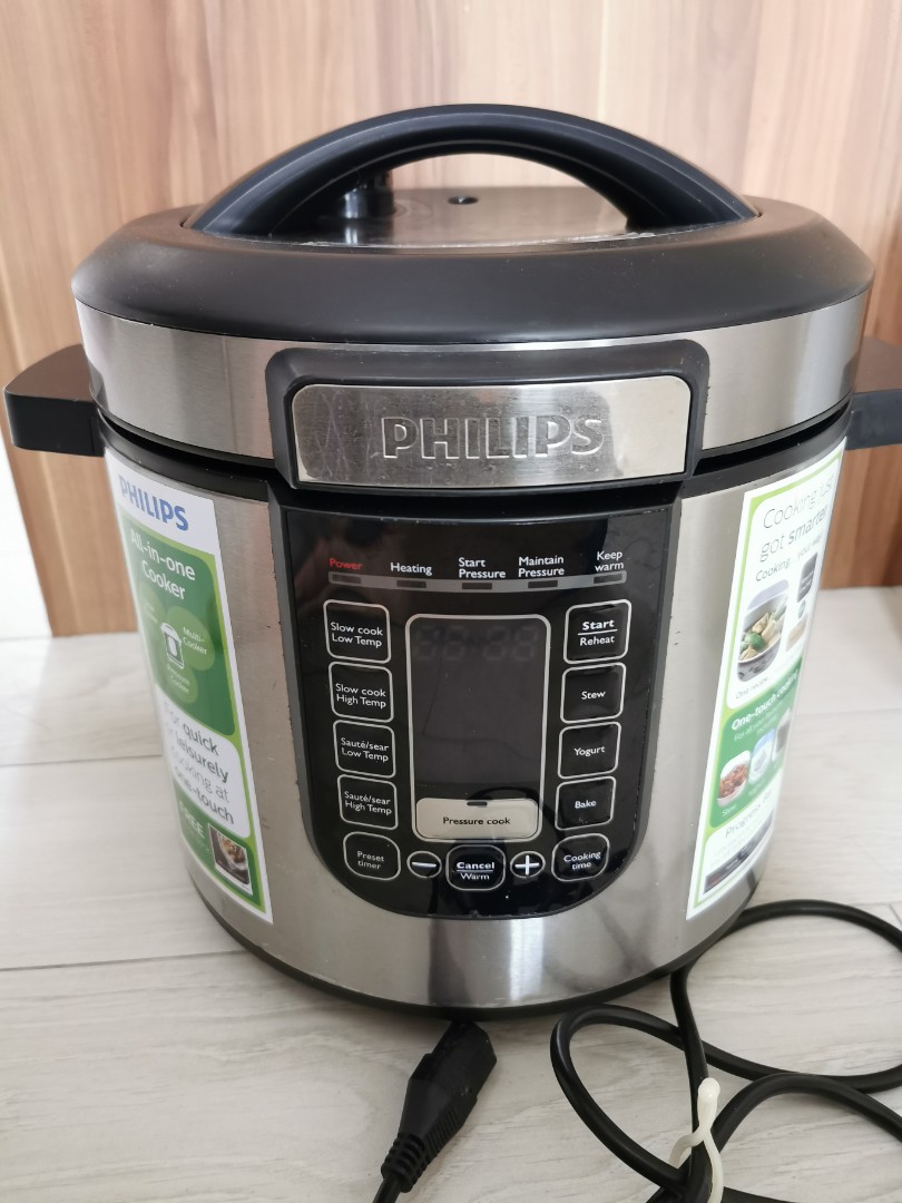 Philips Pressure Cooker HD2137, TV & Home Appliances, Kitchen ...