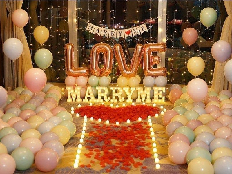 Proposal Balloon Proposal Decoration Marry Me Marriage Proposal idea ...