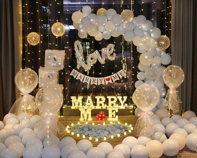 Proposal Balloon Proposal Idea Decoration Marry Me Marriage Proposal ...