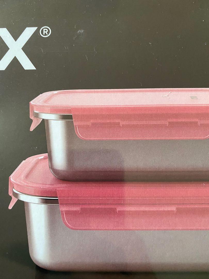 Pyrex stainless steel storage set, Furniture & Home Living, Kitchenware ...