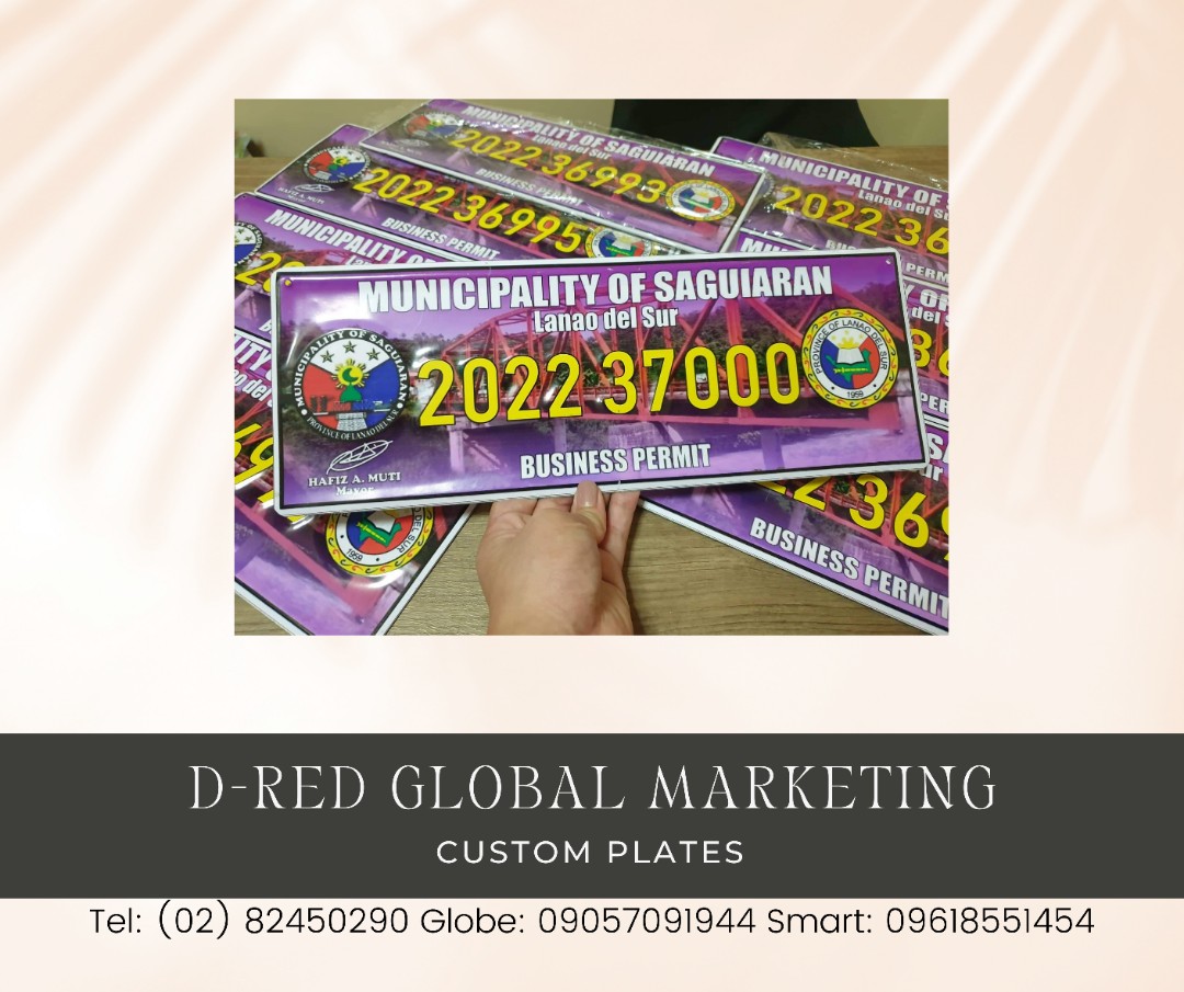 Quality Plate Number, Steel Plate, Metal Plate Number, Hobbies & Toys ...