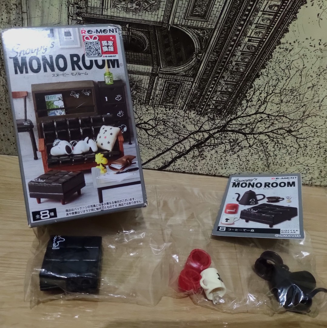 Re-ment Peanuts Snoopy’s Mono Room 8號款 ob11合用 食玩 史諾比, 興趣及遊戲, 玩具 & 遊戲類 - Carousell