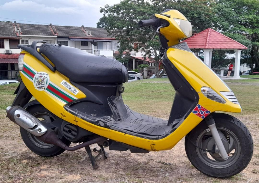SCOOTER SUZUKI VR 125 DENGAN NO PLATE ALA2 TAIKO WKJ 1 TRIPLE 7 ...