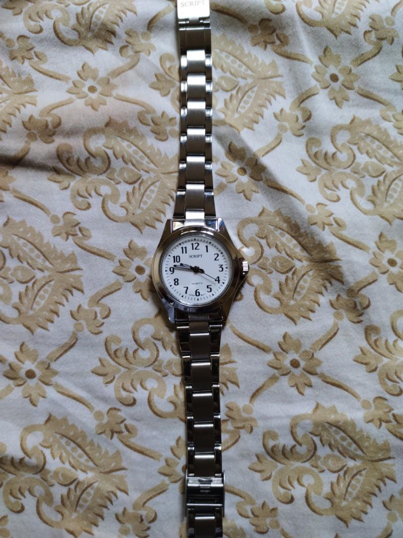 Script watch, Women's Fashion, Watches & Accessories, Watches on Carousell