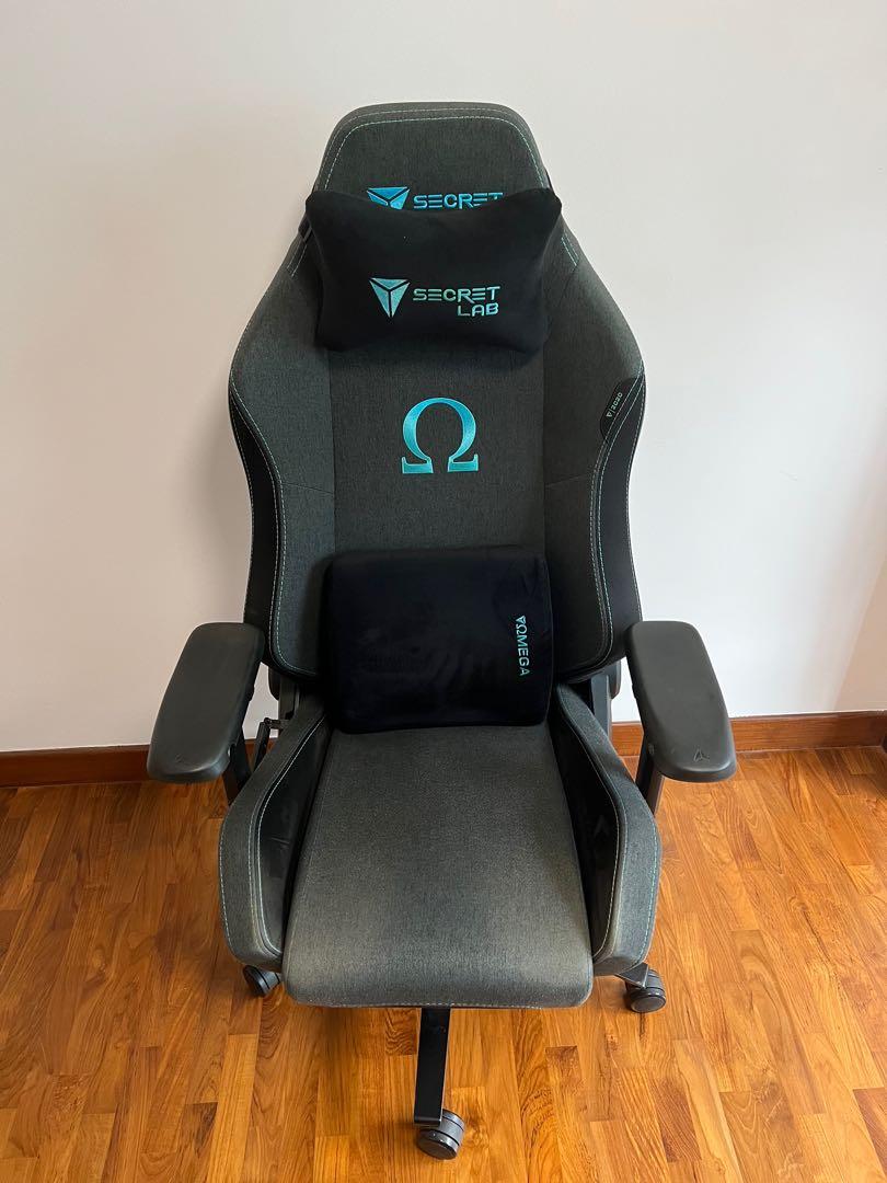 Secretlab OMEGA 2020 Softweave Charcoal Blue, Furniture & Home Living ...