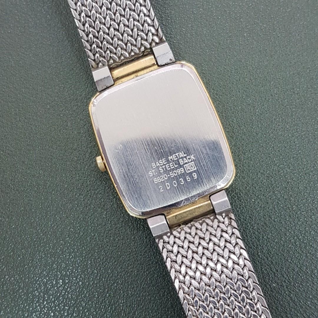 Seiko Rectangle Steel Watch Quartz, Men's Fashion, Watches ...