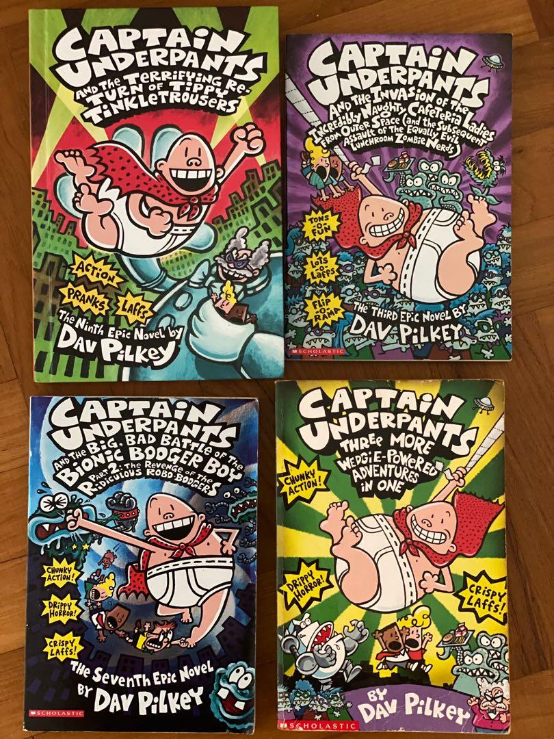 Set of 4 Captain Underpants books, Hobbies & Toys, Books & Magazines ...