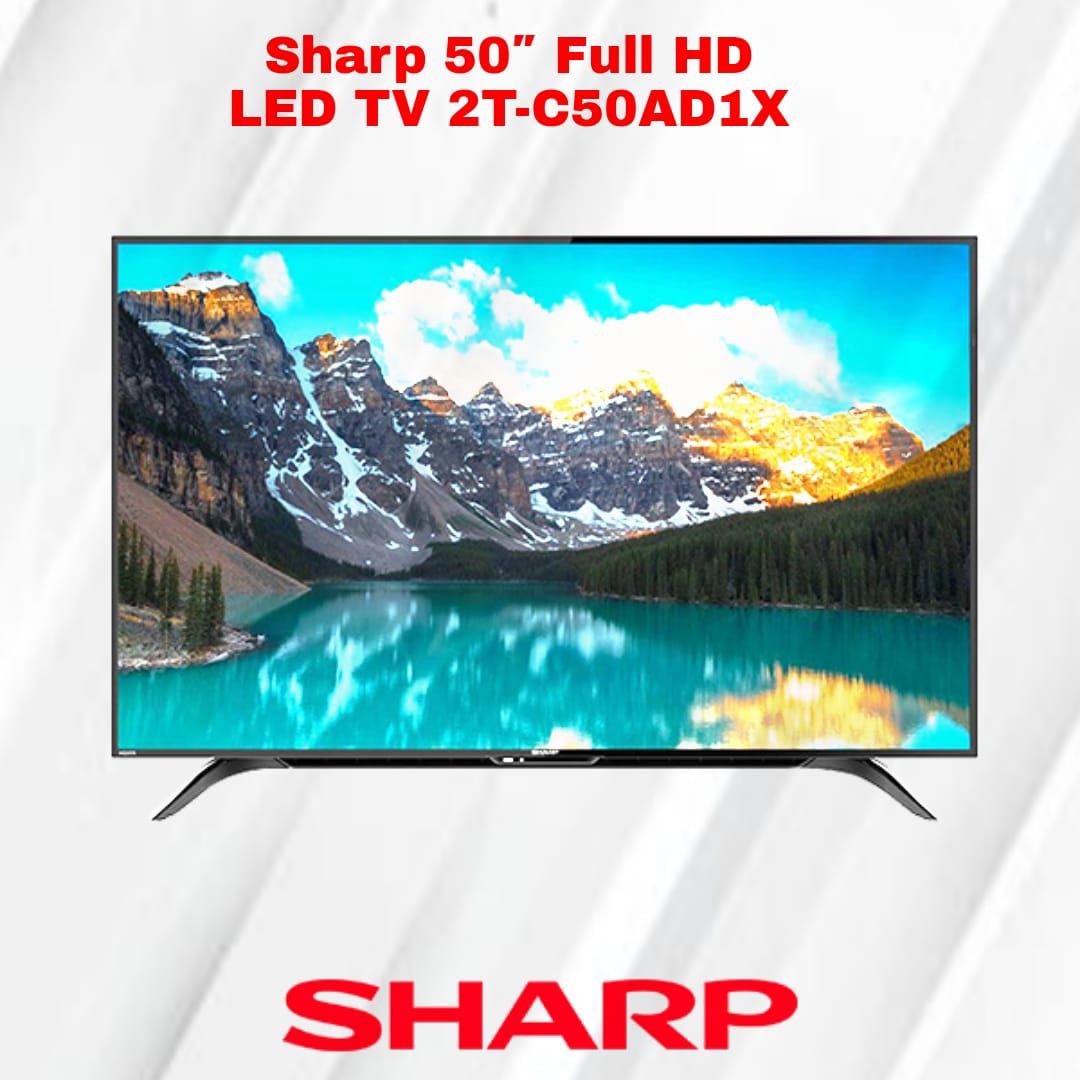 SHARP 50" TV 2T-C50AD1X - BNIB, TV & Home Appliances, TV ...