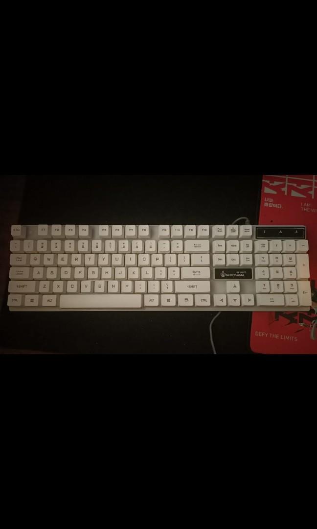 SHIPADOO Keyboard Mouse Set Gaming Keyboard Mouse V2002, Computers ...