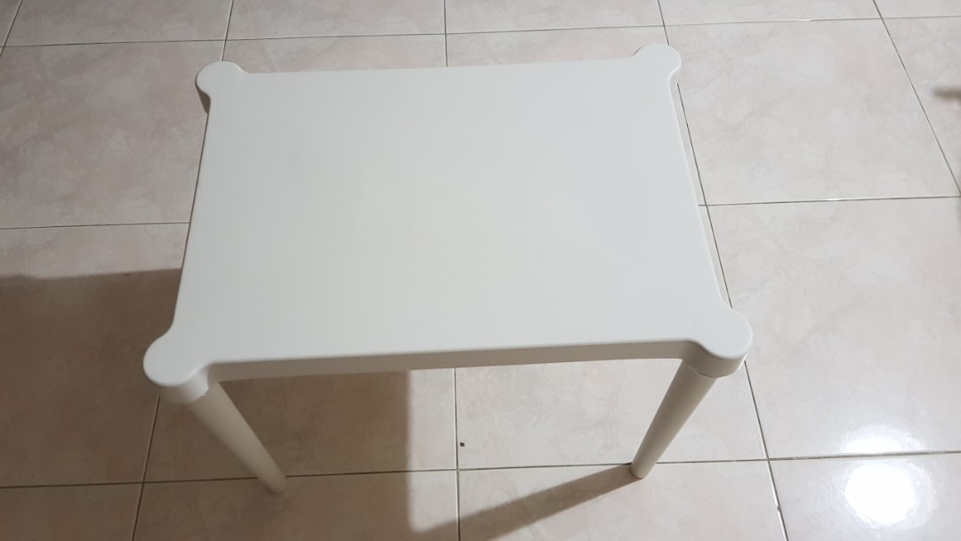 Small plastic table, Furniture & Home Living, Furniture, Tables & Sets ...