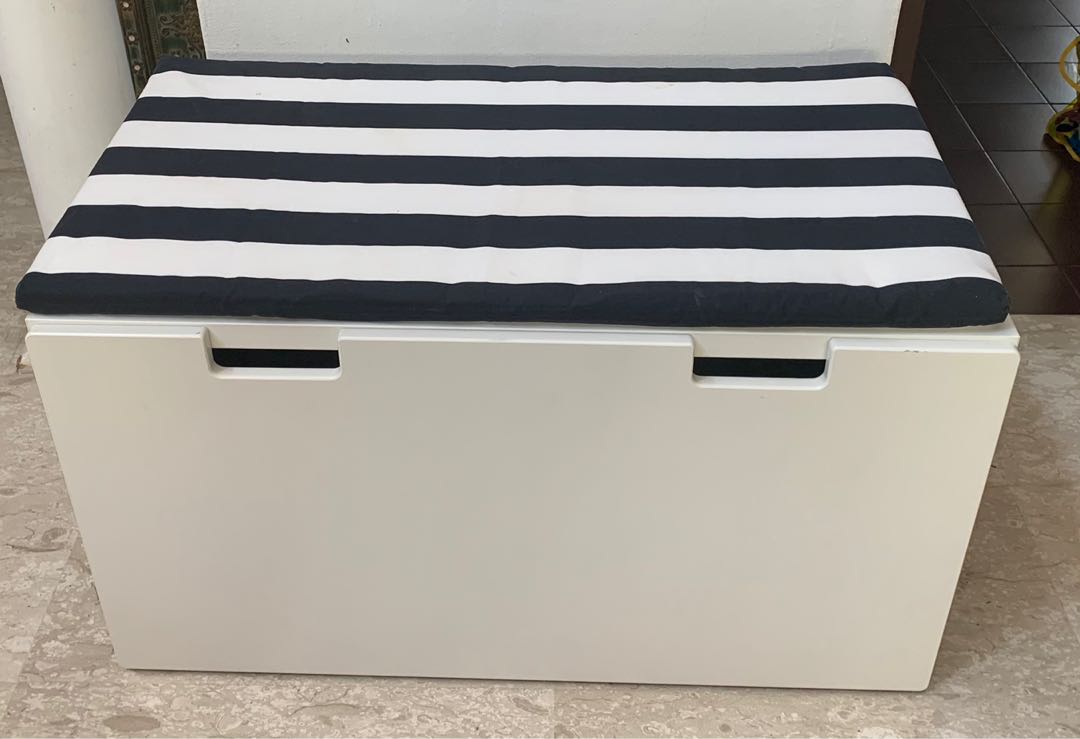 Smastad IKEA storage bench and box on wheels (2 sets), Furniture & Home ...