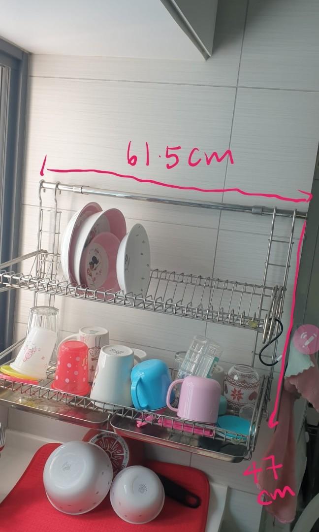 Song Cho 2 Tier Dish Rack with Ladders(new long bar and bracket ...