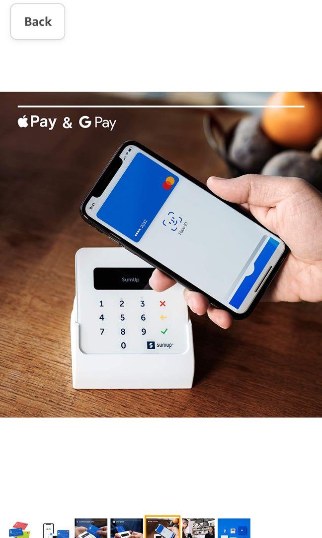 SumUp Air mobile card terminal for contactless payments with Credit ...