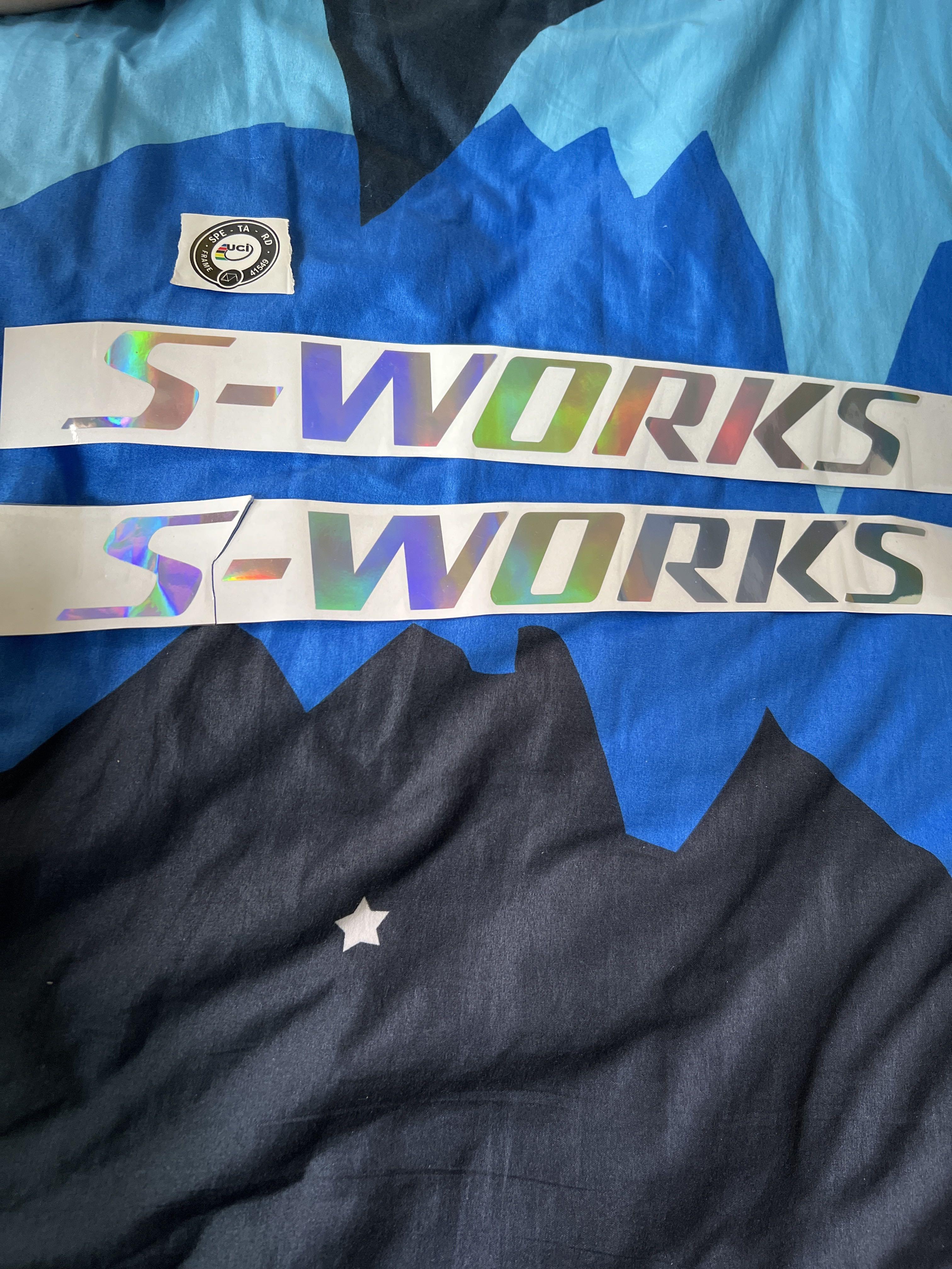 S-works Stickers Holographic specialized decal , Sports Equipment ...