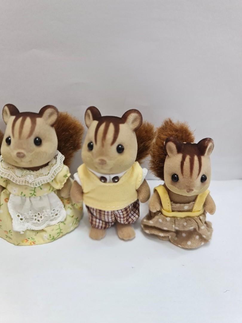 Sylvanian Families Squirrels Family Figurines, Hobbies & Toys, Toys ...