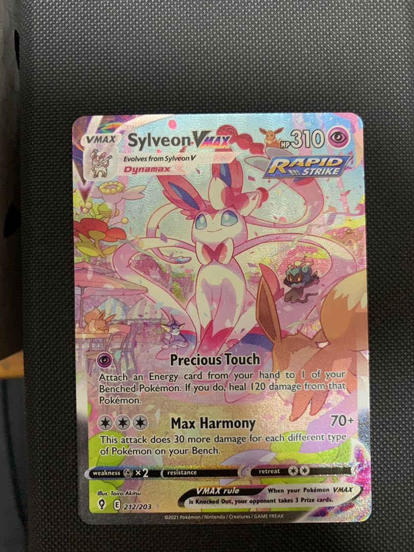 Sylveon vmax AA, Hobbies & Toys, Toys & Games on Carousell