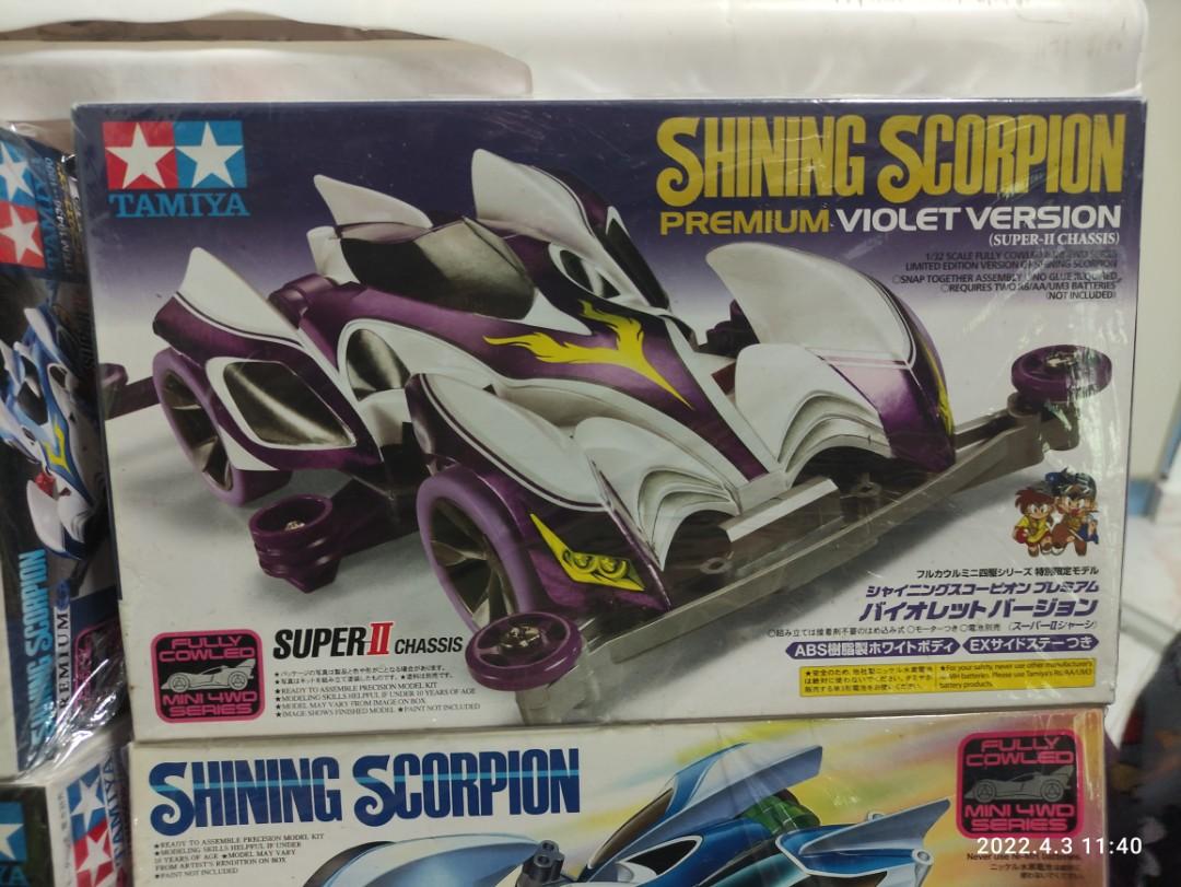 Tamiya mini4wd shining scorpion, Hobbies & Toys, Toys & Games on Carousell