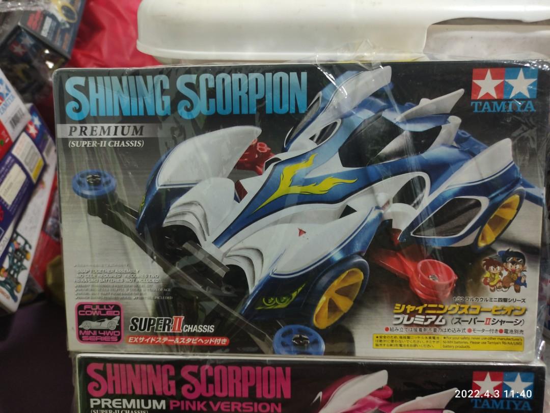 Tamiya mini4wd shining scorpion, Hobbies & Toys, Toys & Games on Carousell