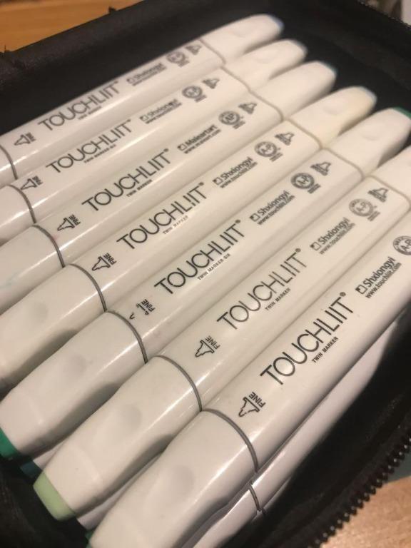 TouchLit (60 pcs) Colored Markers Architectural Design Rendering Pens ...