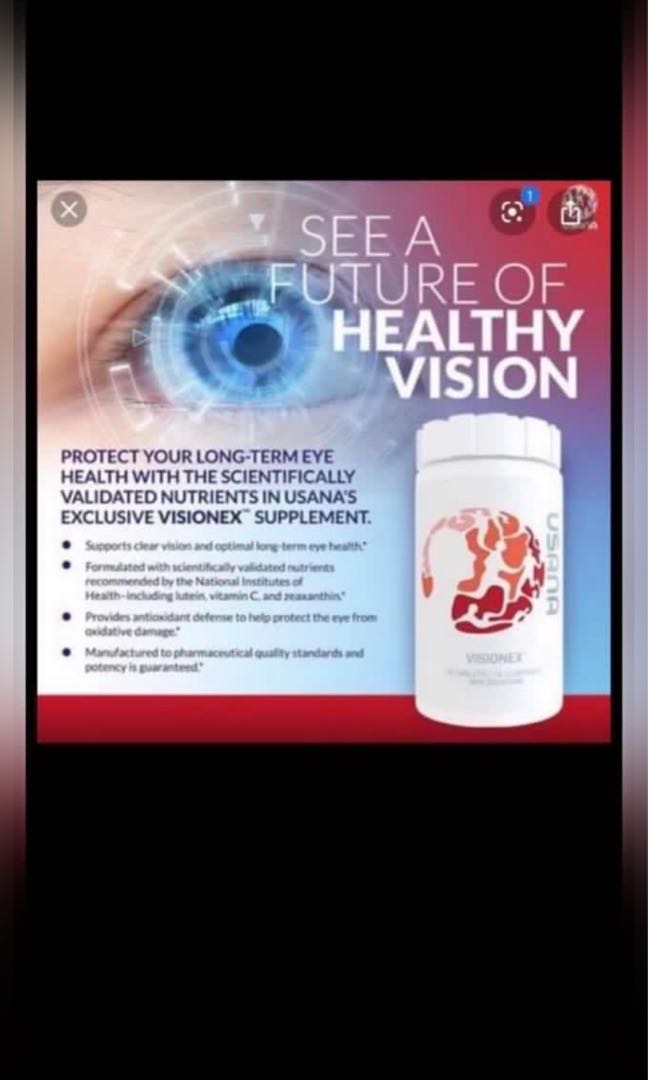 Usana visionex, Health & Nutrition, Health Supplements, Health Food ...