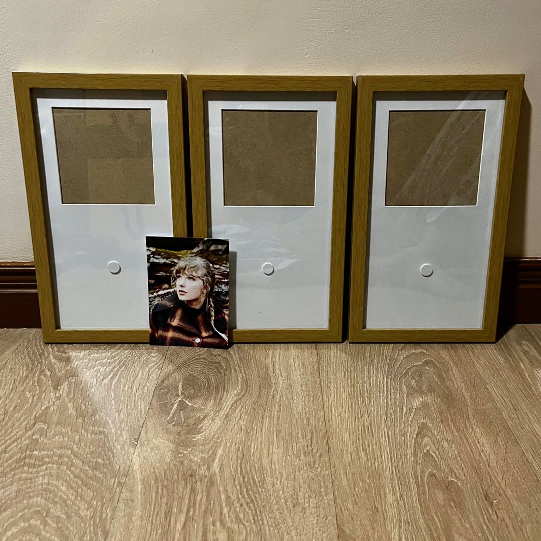 wooden cd & booklet frames bundle of 3, Furniture & Home Living, Home ...